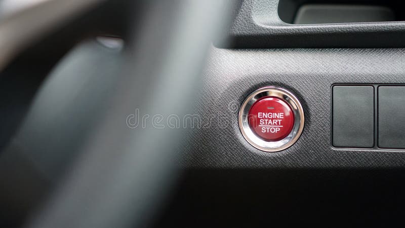 Engine Start and Stop Button Functions in the Car, Automatically Shuts ...