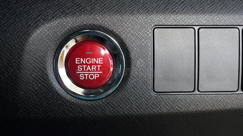 Engine Start and Stop Button Functions in the Car, Automatically Shuts ...