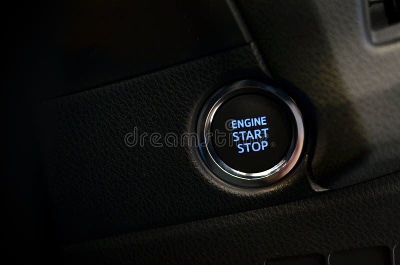 Engine Start Stop of a Car stock image. Image of fresh - 54456527