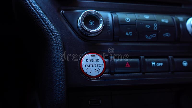 Engine Starting and Stopping System. Engine Start Stock Footage - Video ...