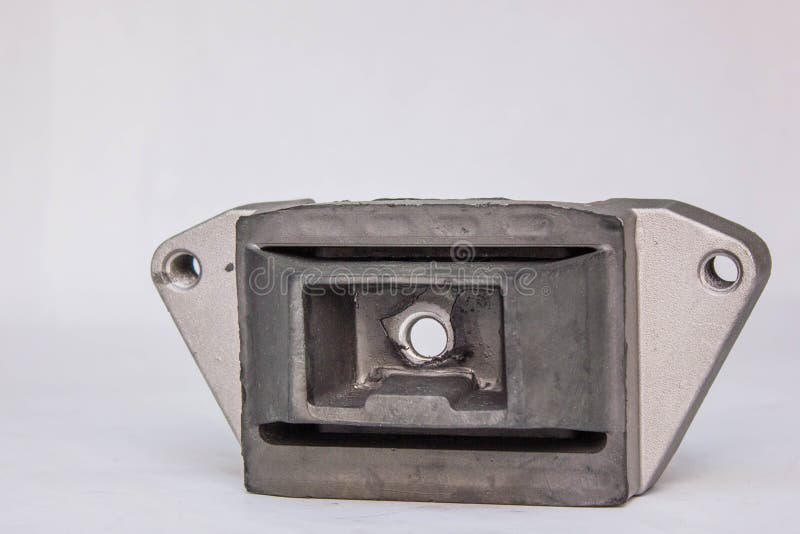 Engine Support Metal Car Parts Isolated on White Background Stock Image ...