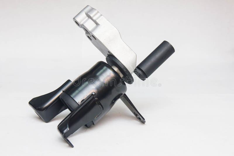 Engine Support Metal Car Parts Isolated on White Background Stock Photo ...