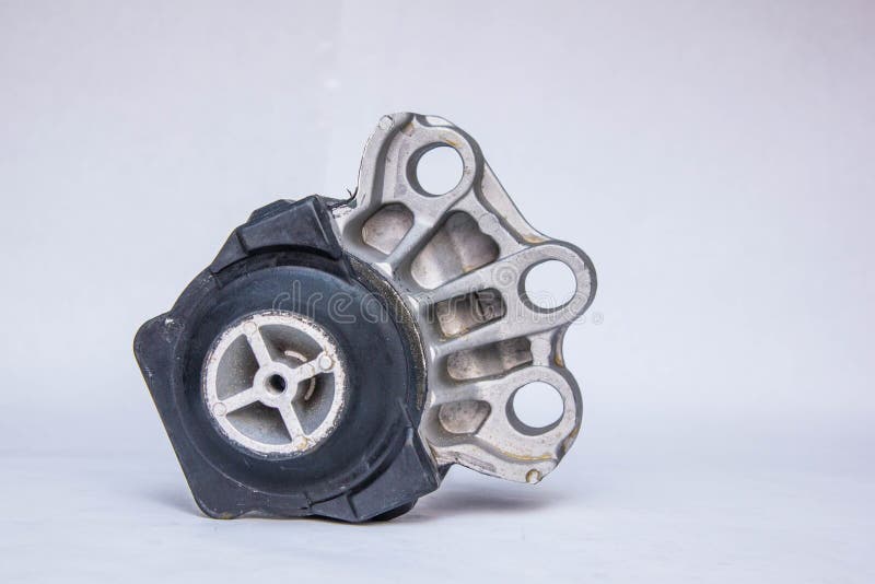 Engine Support Metal Car Parts Isolated on White Background Stock Photo ...