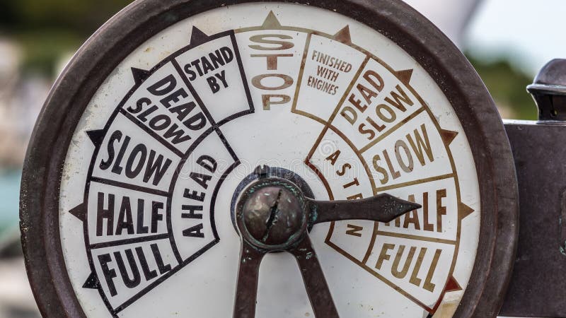 Ship engine telegraph stock image. Image of brass, nautical - 2169973