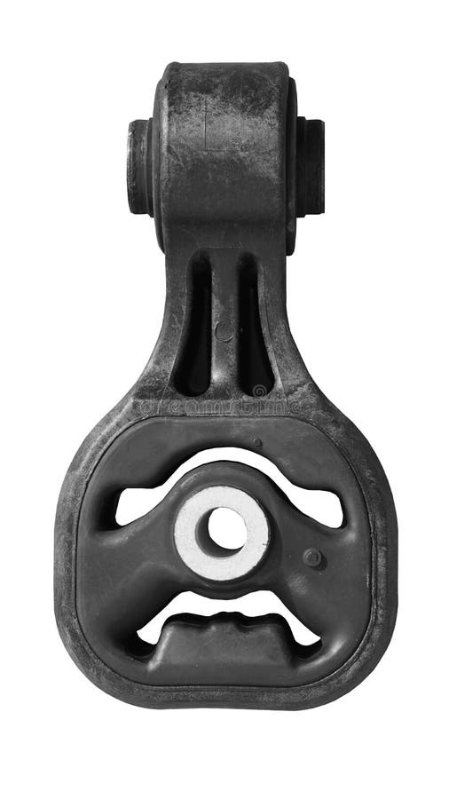 Engine and Transmission Gear Mount of Car Isolated on White Background ...