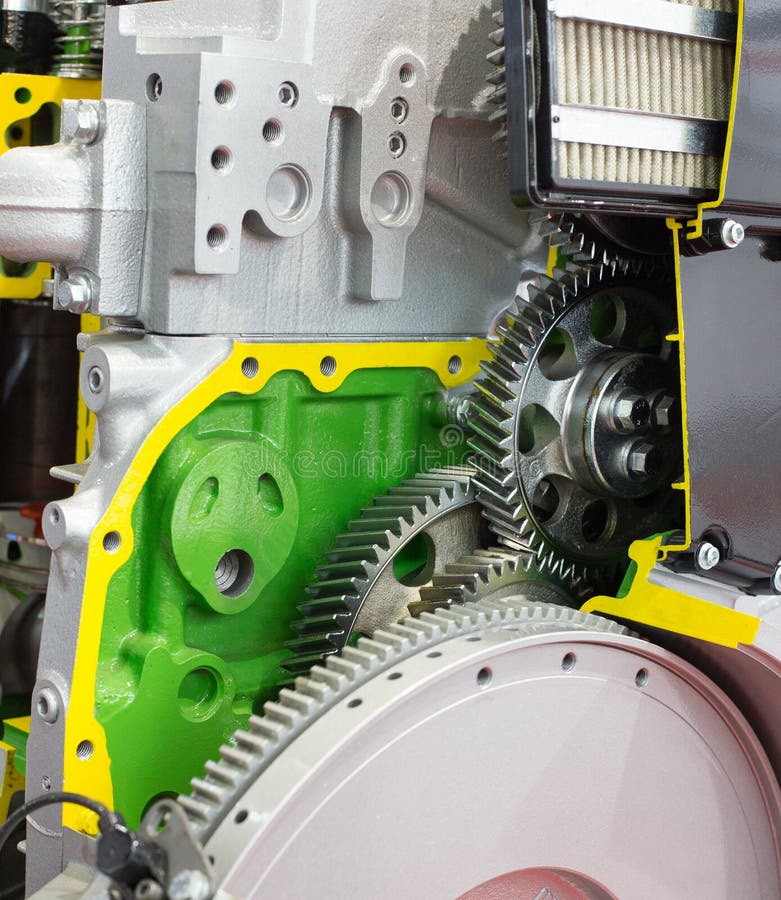 Engine of truck stock image. Image of diesel, machine - 148042279