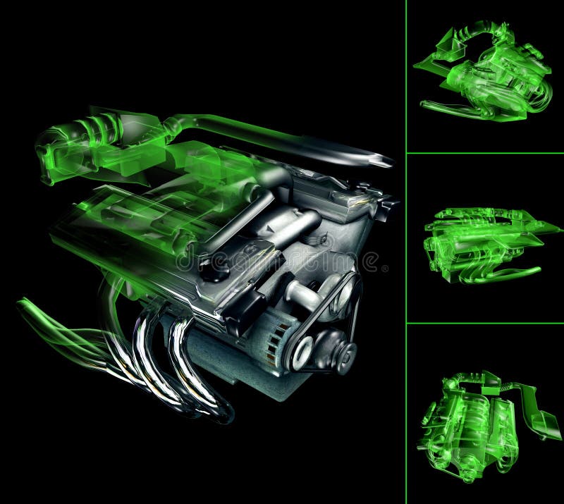 Engine V6 stock illustration. Illustration of cylinder - 5373123