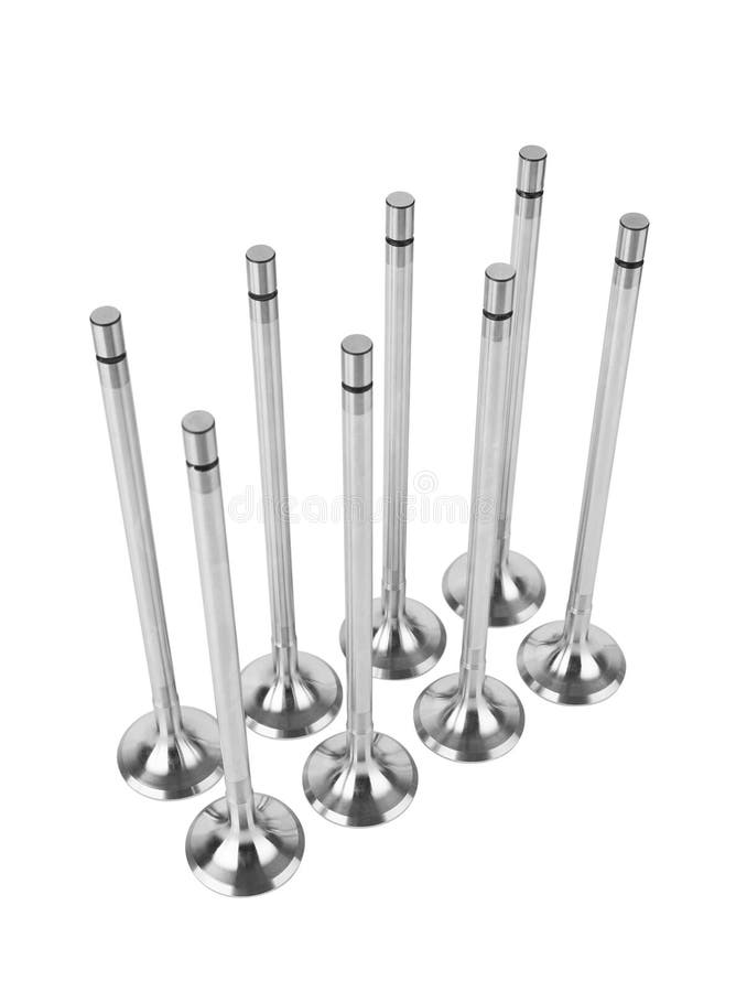Car Engine Valves and Pistons Stock Photo - Image of component, power ...