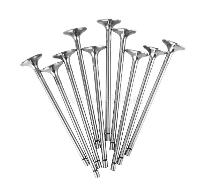 Car Engine Valves and Pistons Stock Photo - Image of component, power ...