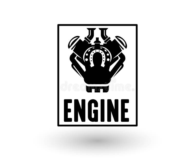 Engine Vector Logo stock vector. Illustration of icon - 88698028