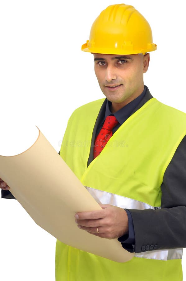 Engineer stock image. Image of cheerful, construction - 8025547