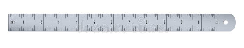 Engineer or Aluminium Drafting Ruler Stock Vector - Illustration of ...
