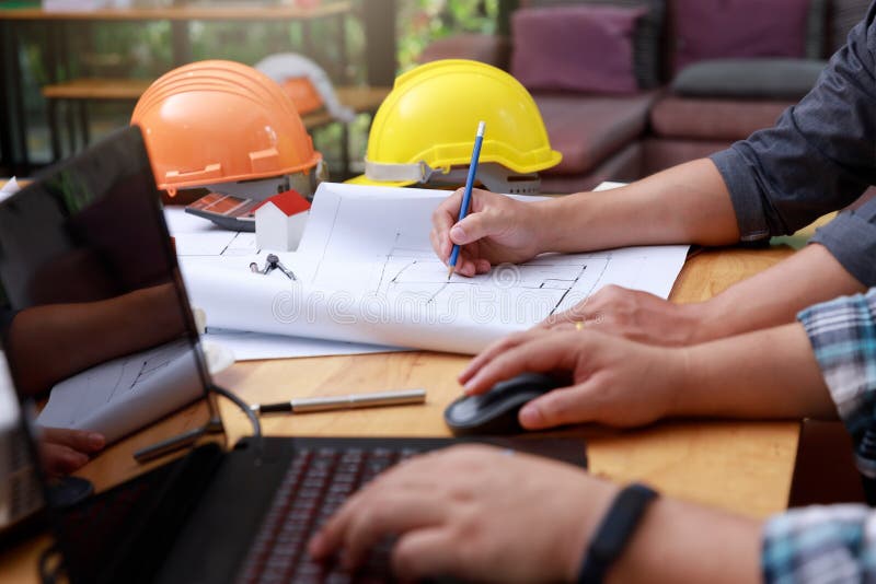 Engineer and Architect Concept, Engineer Architects and Interior ...