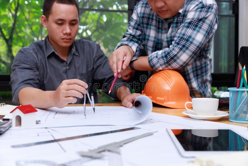 Engineer and Architect Concept, Engineer Architects and Interior ...