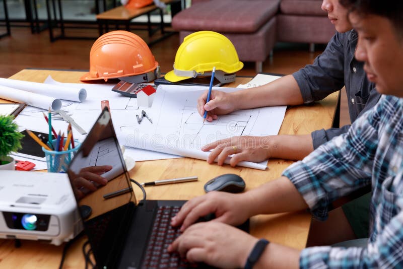 Engineer and Architect Concept, Engineer Architects and Interior ...