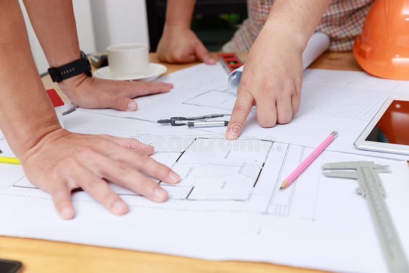 Engineer and Architect Concept, Engineer Architects and Interior ...