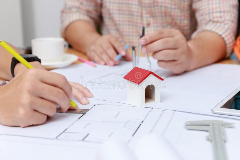 Engineer and Architect Concept, Engineer Architects and Interior ...