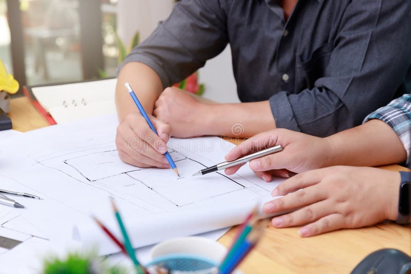 Engineer and Architect Concept, Engineer Architects and Interior ...