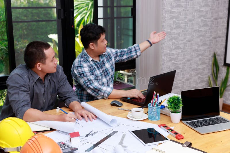 Engineer and Architect Concept, Engineer Architects and Interior ...