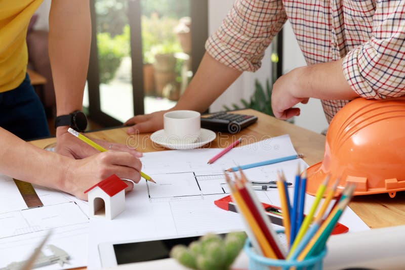 Engineer and Architect Concept, Engineer Architects and Interior ...