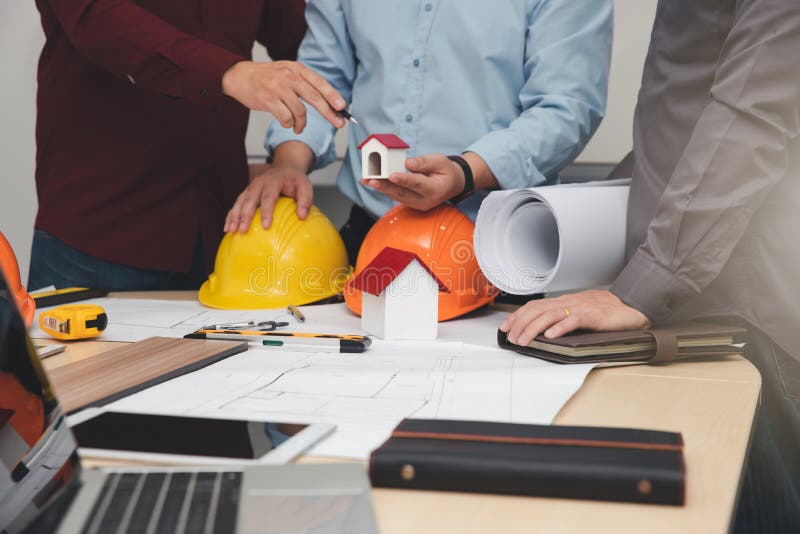 Engineer and Architect Concept, Engineer Architects and Interior ...