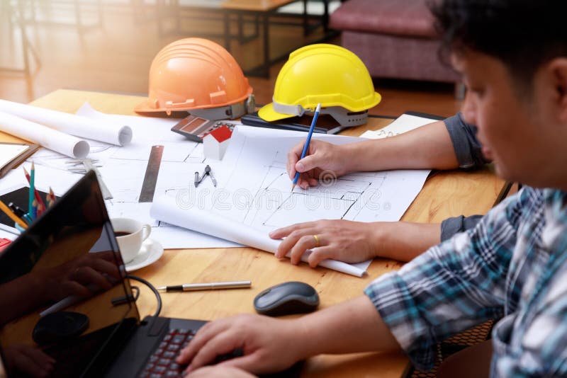 Engineer and Architect Concept, Engineer Architects and Interior ...