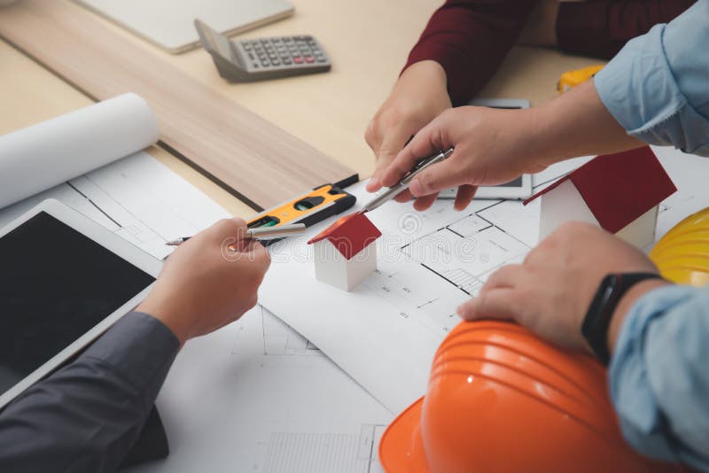 Engineer and Architect Concept, Engineer Architects and Interior ...