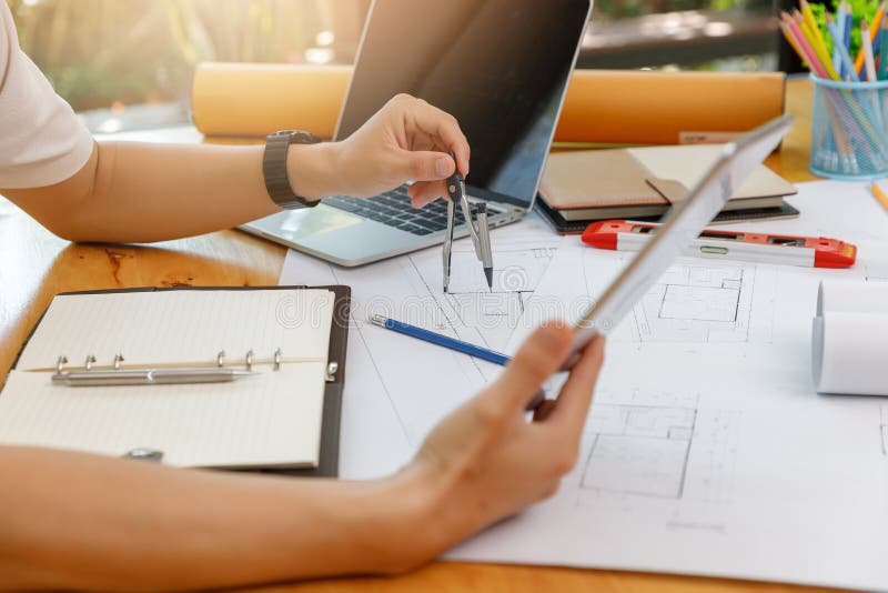 Engineer and Architect Concept, Engineer Architects and Interior ...