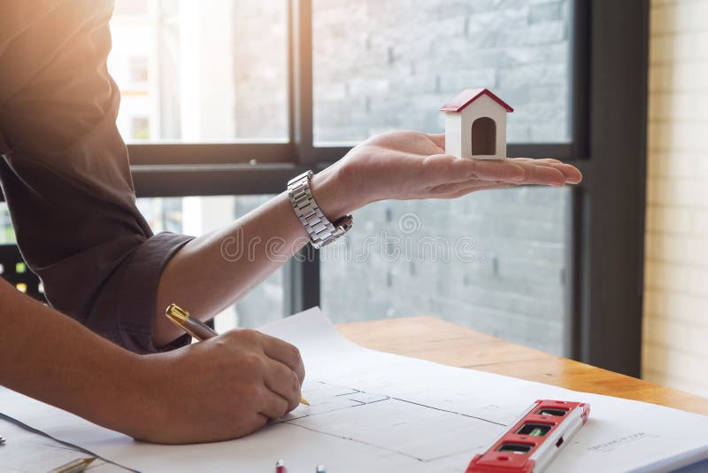 Engineer and Architect Concept, Engineer Architects and Real Estate ...