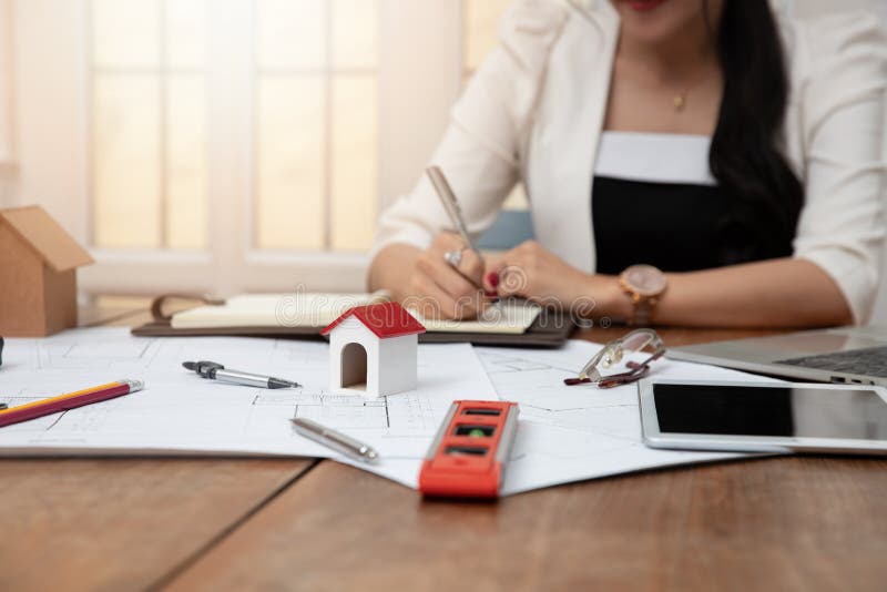 Engineer and Architect Concept, Engineer Architects and Real Estate ...