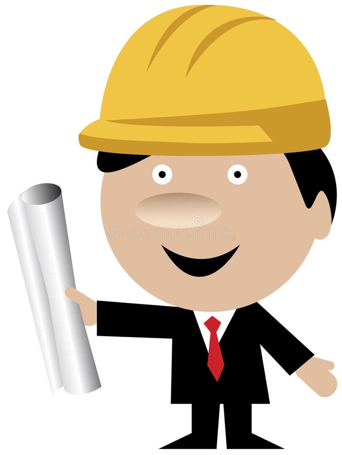 Cartoon Engineer, Engineer Logo Stock Vector - Illustration of ...