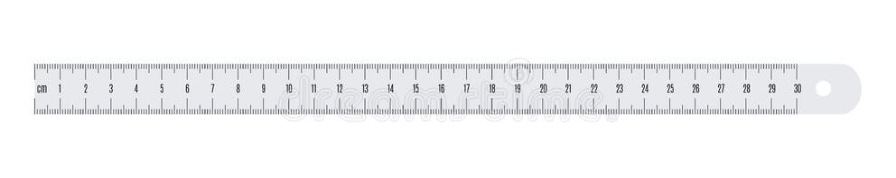 Engineer or Architect Paper Drafting Ruler Stock Vector - Illustration ...