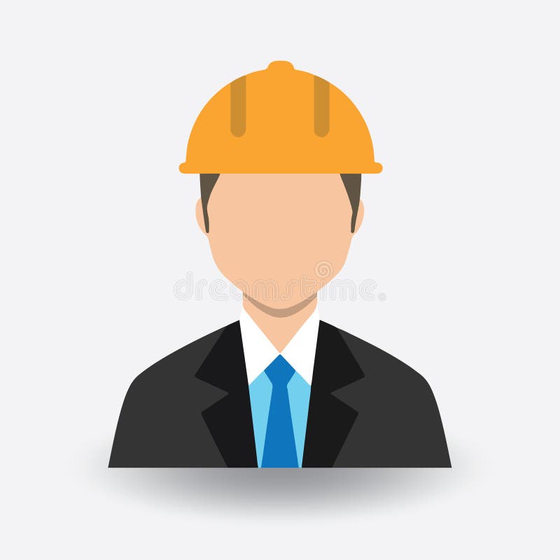 Engineer avatar sign stock vector. Illustration of young - 169412309