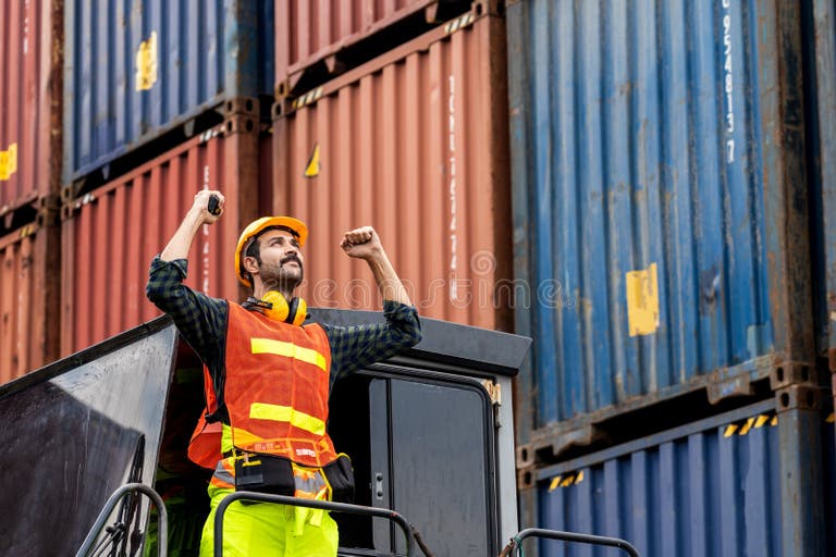 Engineer Beard Man Standing with Ware a Yellow Helmet Stock Photo ...