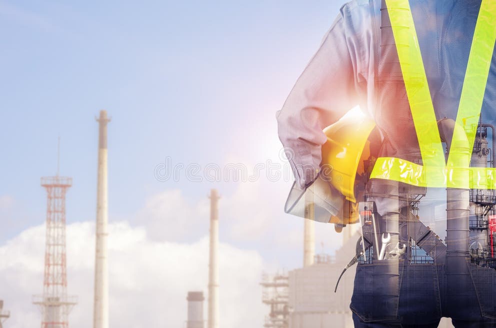 Engineer Behind with Overload Tool Stock Image - Image of pipeline ...