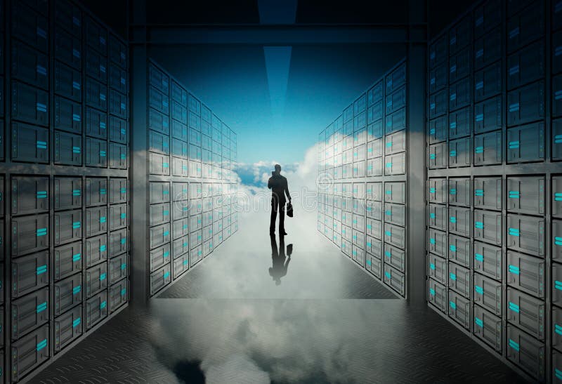 Network Server Rack stock vector. Illustration of technology - 17891898