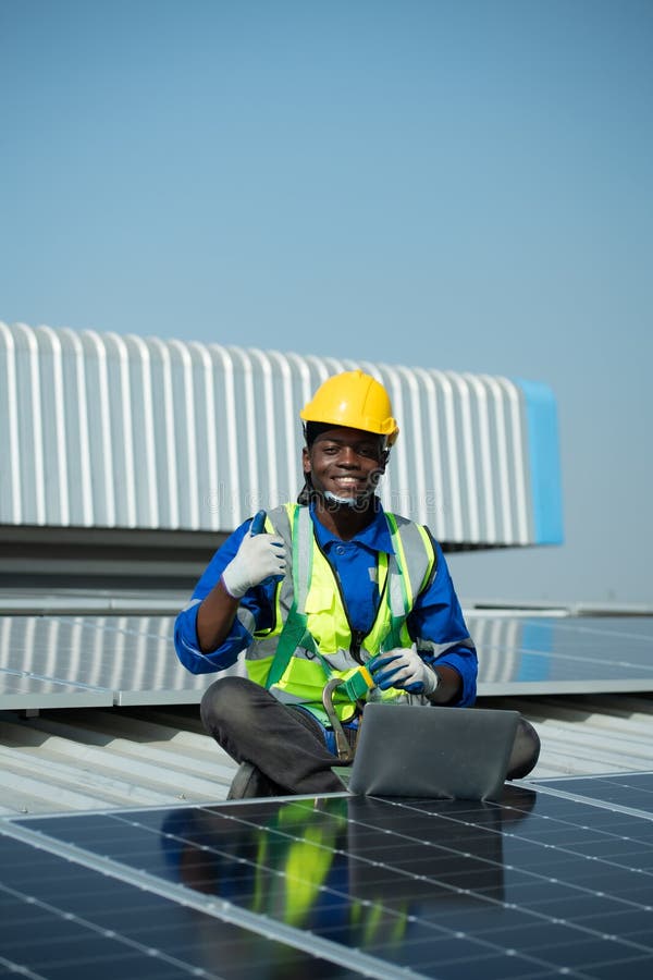 Engineer in Charge of Solar Panel Installation the Installation of ...