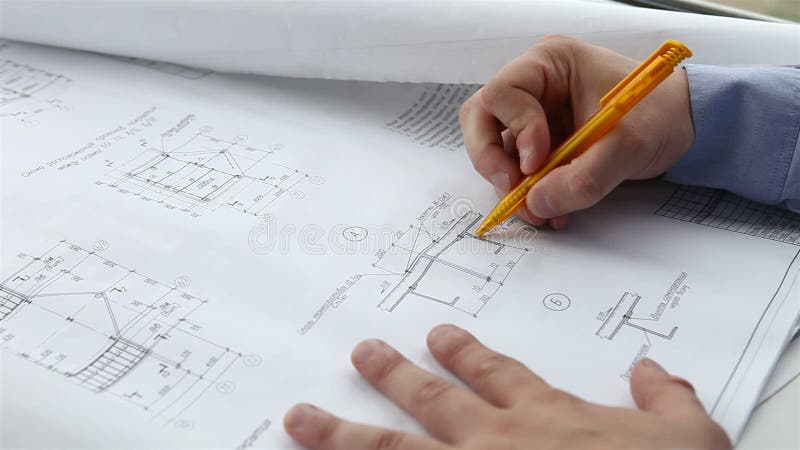 Engineer Checks the Documents on Tablet Inside New Modern Industry ...