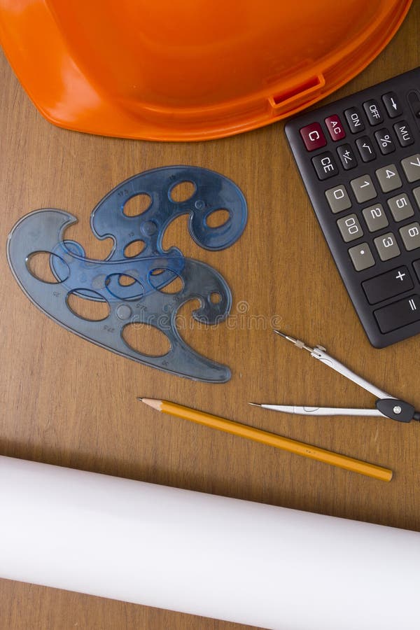 Engineer Construction Accessories Stock Image - Image of numbers ...