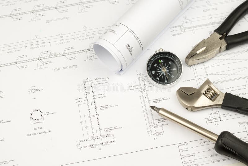 Engineering blueprint stock photo. Image of draft, exact - 6243062