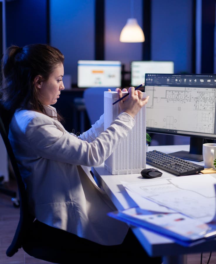 Engineer Constructor Designer Architect Developing Prototype Component ...