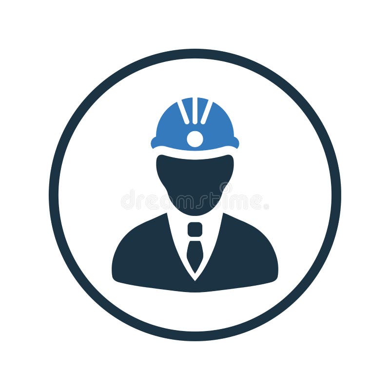 Engineer, Contractor, Architect, Builder Icon. Simple Vector ...