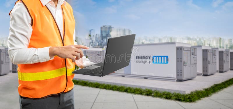 Engineer Control Energy Storage System or Battery Container Unit Stock ...