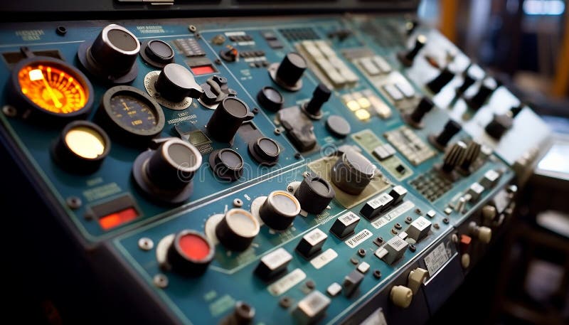 Engineer Controls Electrical Equipment in Recording Studio, Adjusting ...