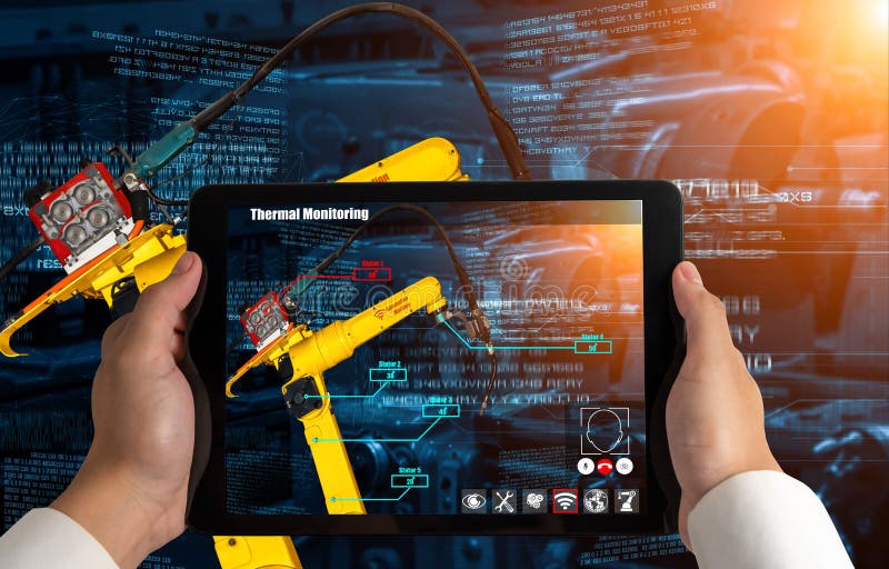 Engineer Controls Robotic Arms by Augmented Reality Industry Technology ...