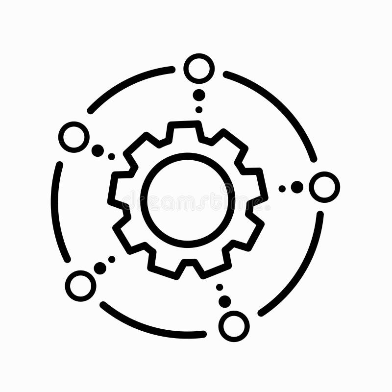 Data Integration Black White Stock Illustrations – 530 Data Integration ...