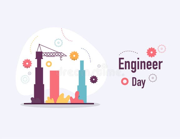 Engineer Day Illustration Vector Design for Day of Engineer Event ...