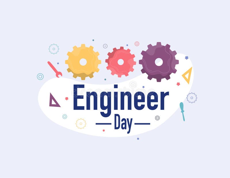 Engineer Day Illustration Vector Design for Day of Engineer Event ...
