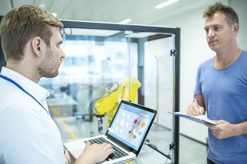 Industrial Robots Development Stock Image - Image of industry ...