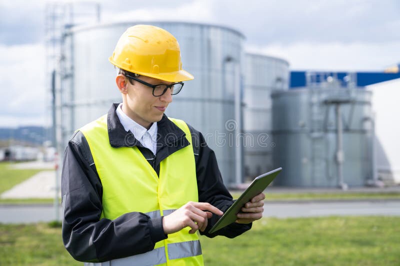 Engineer with Digital Tablet Stock Photo - Image of industry ...